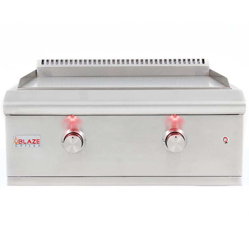 Blaze Premium LTE 30-Inch Built-In Griddle With Lights - BLZ-GRIDDLE-L ...
